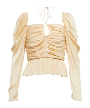 Ulla Johnson Pleated Halter Neck Blouse