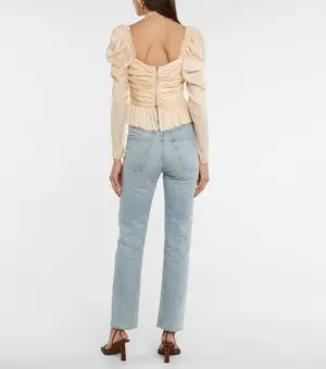 Ulla Johnson Pleated Halter Neck Blouse