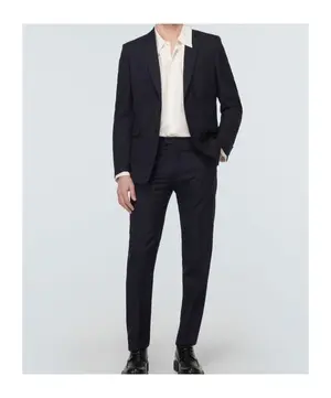Dries Van Noten Single-breasted Wool Suit