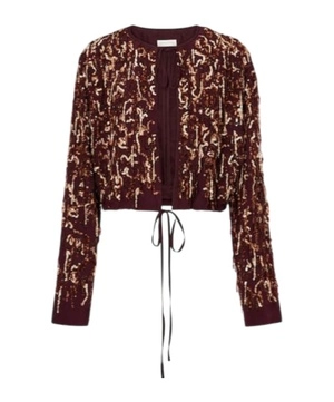 Dries Van Noten Long Sleeve Casual Jacket - Wine Red