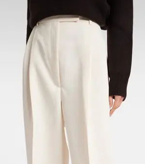 RÓHE High-waisted Wide-leg Casual Pants