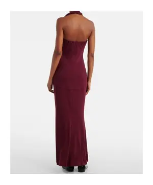 Tove Eleanor Halterneck Jersey Maxi Dress