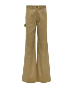 NILI LOTAN Flared Casual Pants - Brown