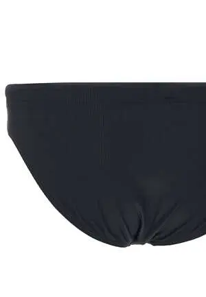 Emporio Armani Low Rise Fine-ribbed Swim Briefs