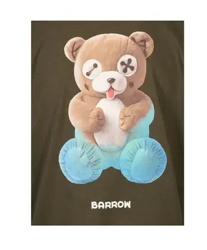 BARROW Teddy Bear Printed Jersey T-shirt