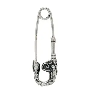 Emanuele Bicocchi Large Pin Single Earring - Silver