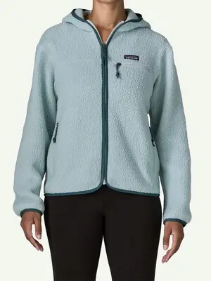 Patagonia Virtual Retro Pile Hoodie - Blue