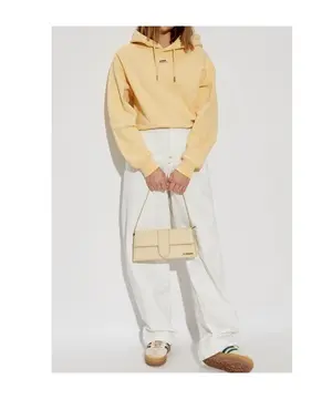 Jacquemus Logo Patch Drawstring Hoodie