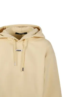 Jacquemus Logo Patch Drawstring Hoodie