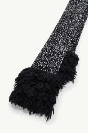 Moncler Fringe-trim Wool Blend Scarf