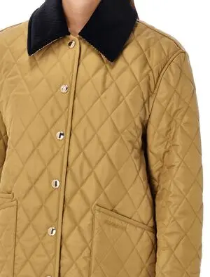 Burberry Quilted Long Sleeve Jacket