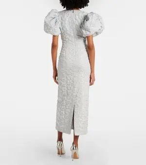 ROTATE BY BIRGER CHRISTENSEN Floral Jacquard Dress