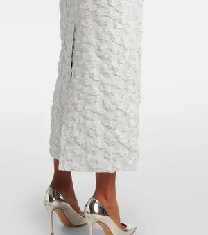 ROTATE BY BIRGER CHRISTENSEN Floral Jacquard Dress