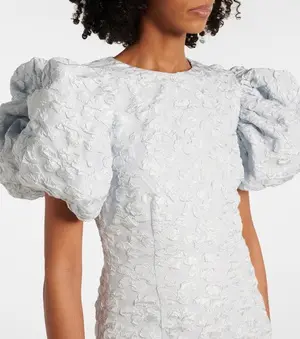 ROTATE BY BIRGER CHRISTENSEN Floral Jacquard Dress