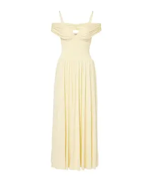 Simkhai Amarantha Draped Jersey Maxi Dress