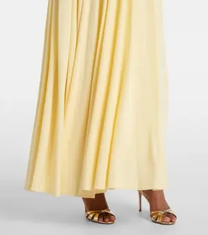 Simkhai Amarantha Draped Jersey Maxi Dress