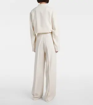 RÓHE High-waisted Wide-leg Casual Pants