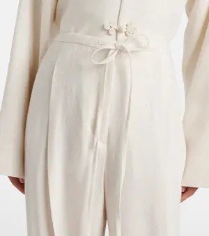RÓHE High-waisted Wide-leg Casual Pants