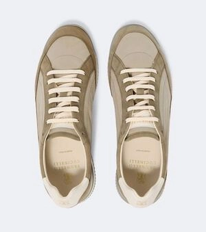 Brunello Cucinelli Leather-trimmed Sneakers