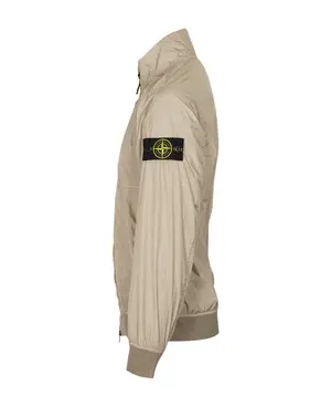 Stone Island Logo-patch Zip-up Bomber Jacket