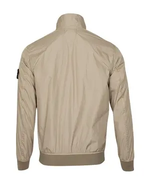 Stone Island Logo-patch Zip-up Bomber Jacket