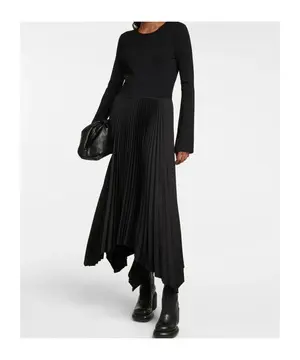 JOSEPH Deron Asymmetric Midi Dress