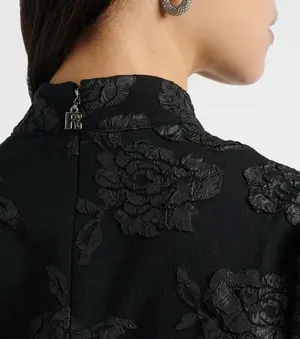ROTATE BY BIRGER CHRISTENSEN Floral Jacquard Dress