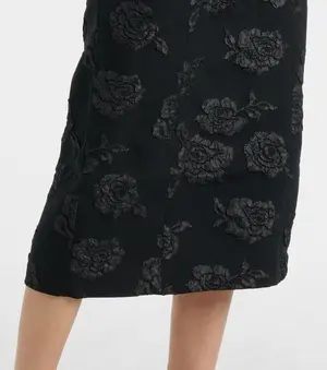 ROTATE BY BIRGER CHRISTENSEN Floral Jacquard Dress