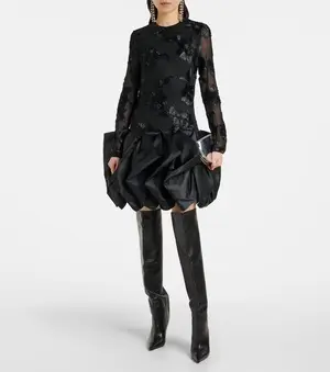 ROTATE BY BIRGER CHRISTENSEN Floral Embroidered Dress