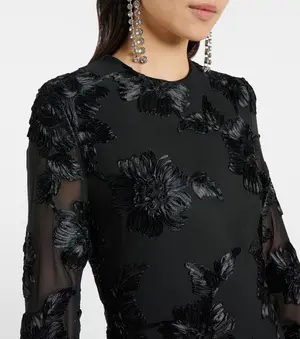 ROTATE BY BIRGER CHRISTENSEN Floral Embroidered Dress