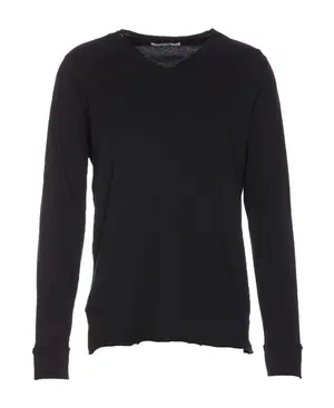 Zadig&Voltaire Round Collar And Long-sleeved T-shirt