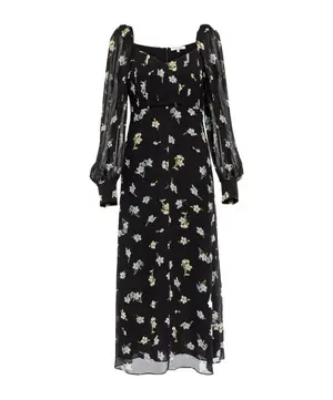 Dorothee Schumacher Midnight Blossom Midi Dress