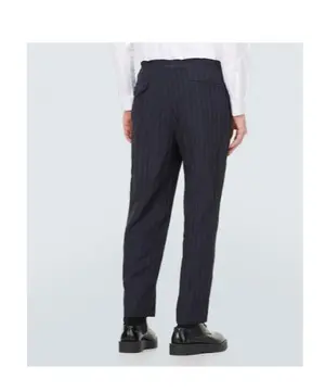Comme Des Garçons Striped Straight Pants