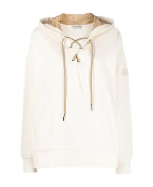 Moncler Drawstring-fastened Logo-patch Hoodie