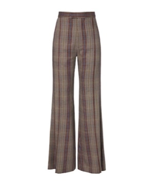 VIVIENNE WESTWOOD Checked Wide-leg Pants