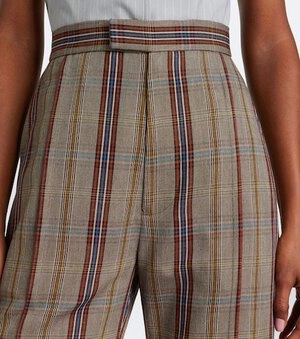 VIVIENNE WESTWOOD Checked Wide-leg Pants