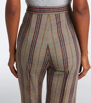 VIVIENNE WESTWOOD Checked Wide-leg Pants