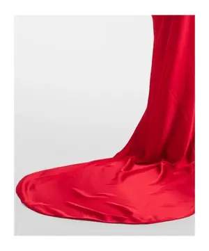 Norma Kamali Open-back Gown