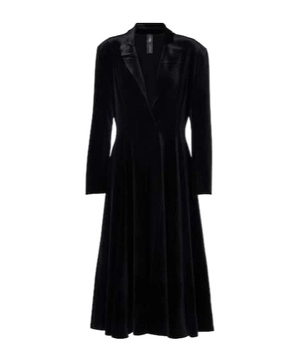 Norma Kamali Velvet Blazer Dress