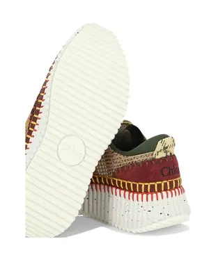 Chloé Lower-impact Mesh Nama Sneakers - Multicolor