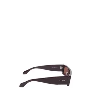Alaïa Rectangle-frame Sunglasses