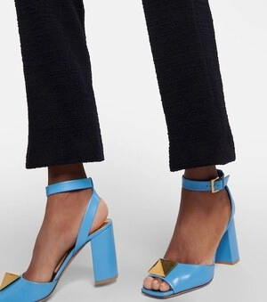 Valentino Garavani Wool-blend Tweed Straight Pants