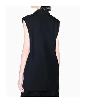 Armani Exchange Logo-print Sleeveless Blazer
