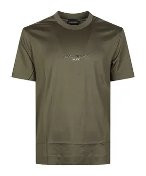 Emporio Armani Logo-printed Crewneck T-shirt