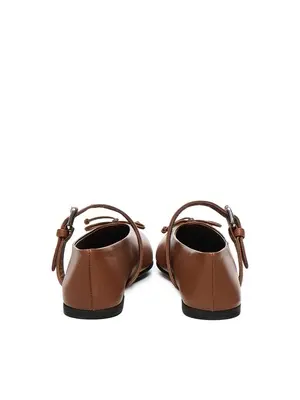 Miu Miu Round Toe Ballet Shoes