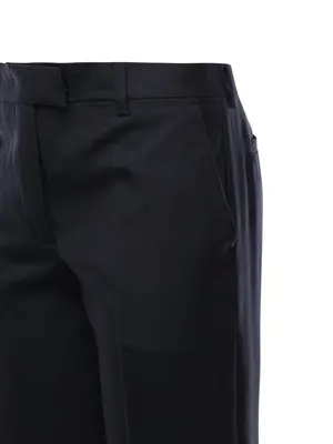 Miu Miu Logo-patch Tailored Trousers