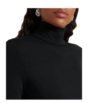Magda Butrym Wool-blend Turtleneck Mini Dress With Voluminous Skirt