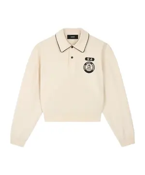 Amiri Collegiate Polo - Alabaster