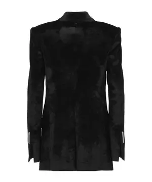 DONDUP Single-breasted Velvet Blazer