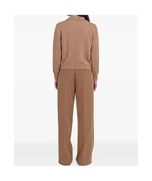 ERMANNO FIRENZE Lace-panel Knit Top